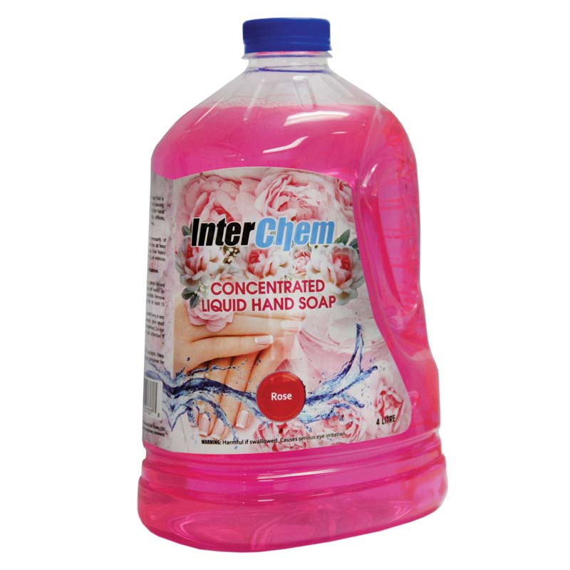 Interchem Rose Hand Soap - 4 Litre | InterChem