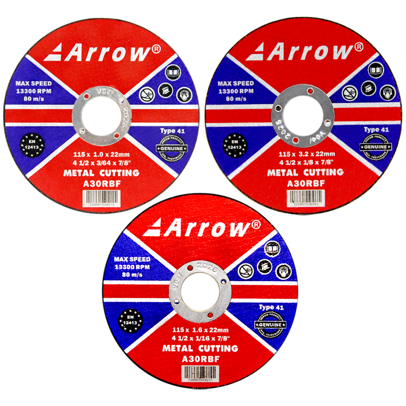 Arrow®4 1/2" Metal Cutting Discs (Flat) | InterChem
