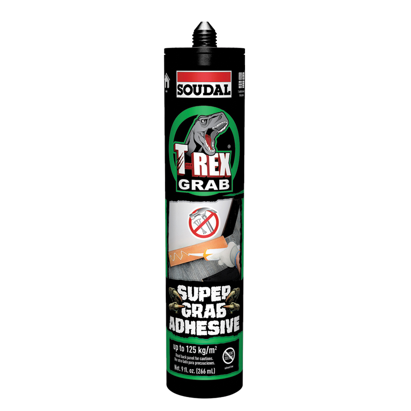 T-Rex Super Grab Adhesive - White 9oz | InterChem